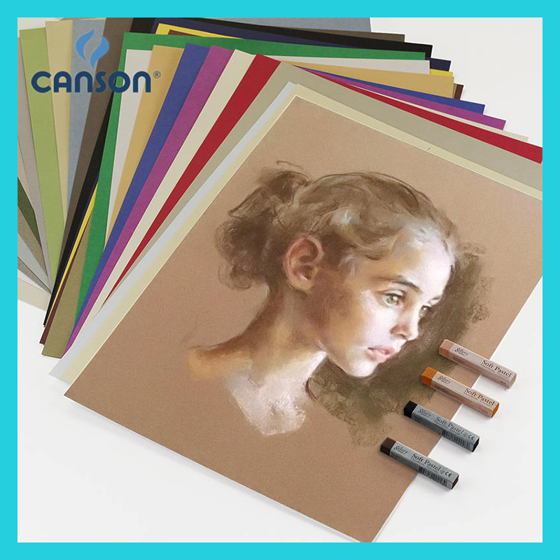 France Canson Soft Pastel Paper 4K/16K Mi-Teintes Papers Professional ...