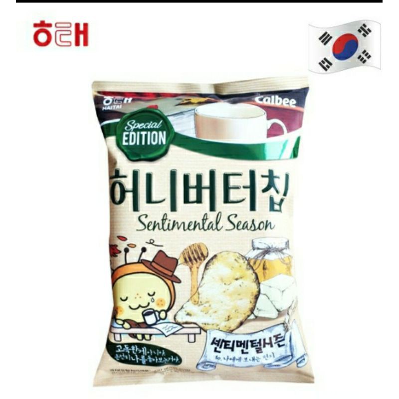 Korea Haitai Calbee Sentimental Season 60g 韩国海泰蜂蜜奶油薯片 | Shopee Singapore