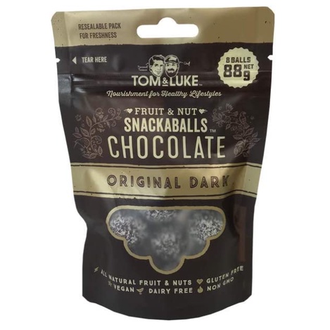 [Bundle of 2] Tom and Luke Snackaball - Dark Chocolate Original 2s x ...