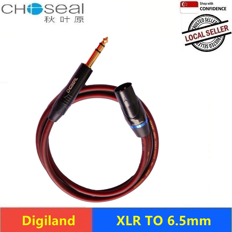 Choseal XLR to 6.5mm TRS 1/4 stereo Male Female Audio Cable 1-20m ...