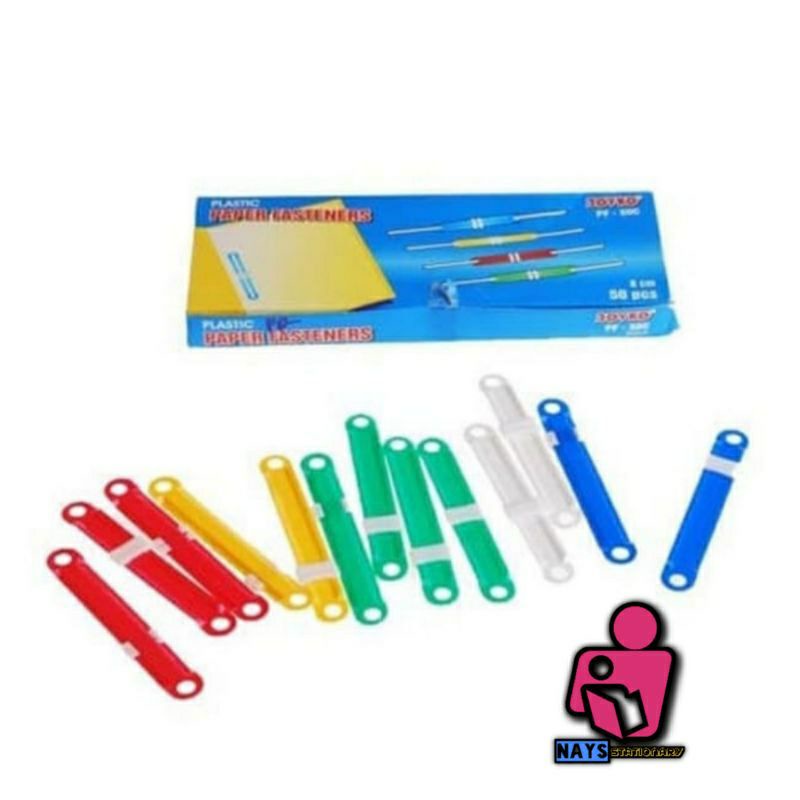 Acco Joyko Color // File Clip // Paper Fastener (50pcs) | Shopee Singapore