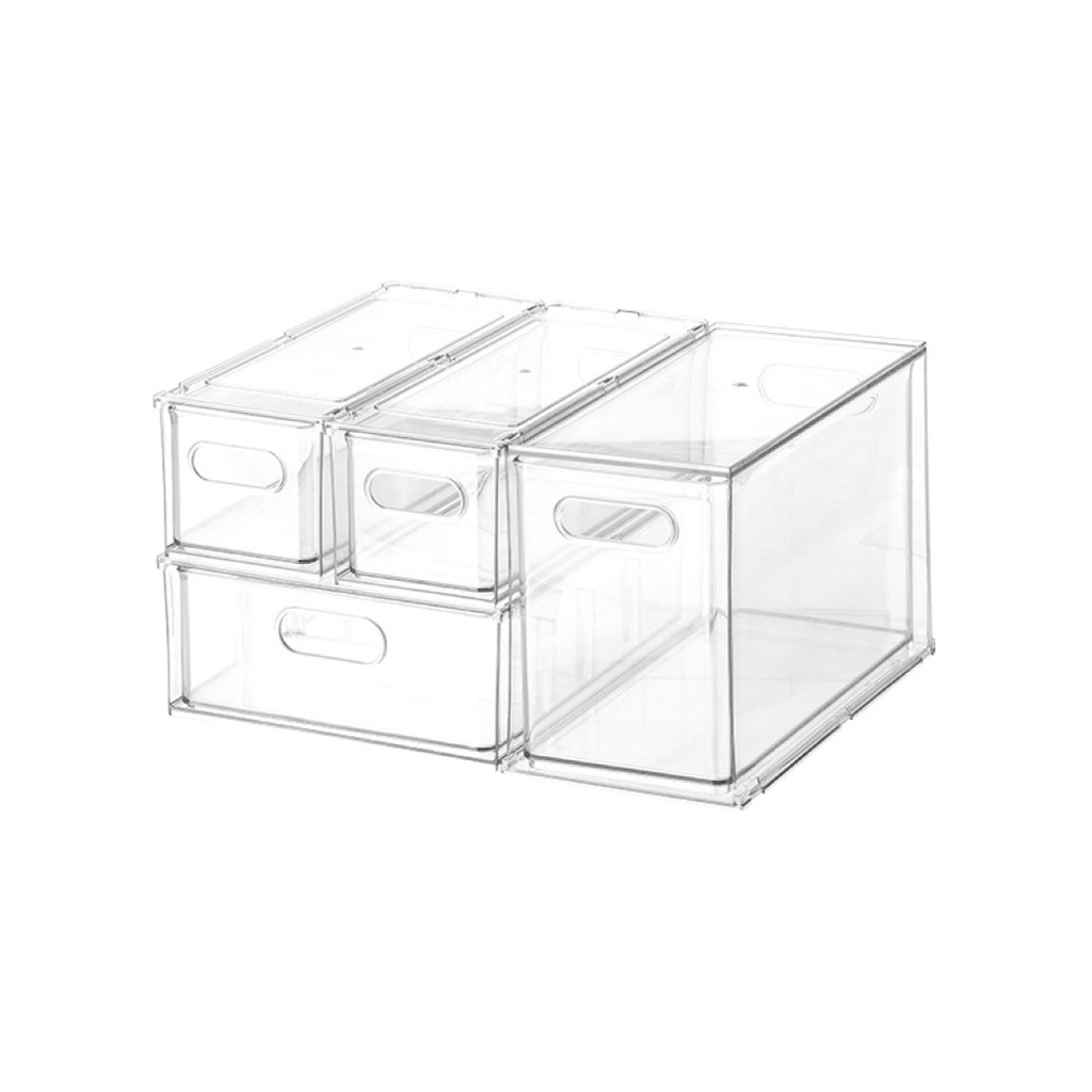 TSM Clear Acrylic Storage Drawer Sets | Stackable Drawer Box | Drawer ...