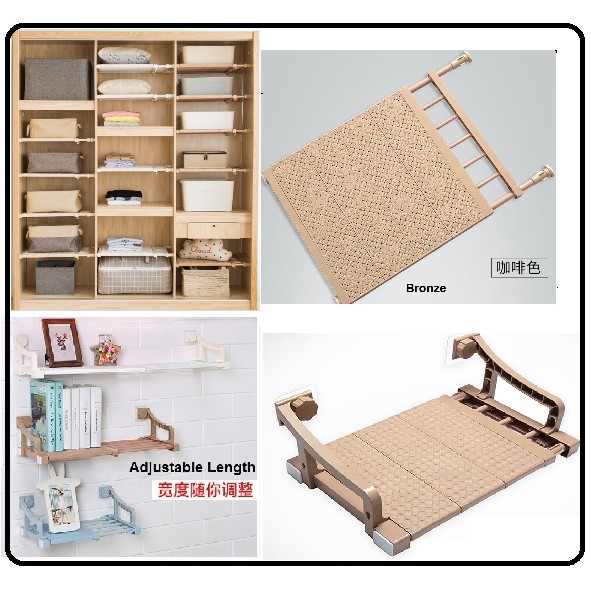 Adjustable Wardrobe Divider/Cabinet Closet Shelf Divider/Storage ...