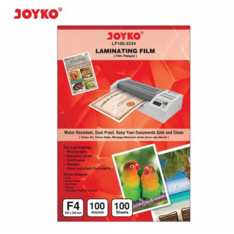 Joyko 100 Micron Folio Laminating Plastic / (1 pack) | Shopee Singapore