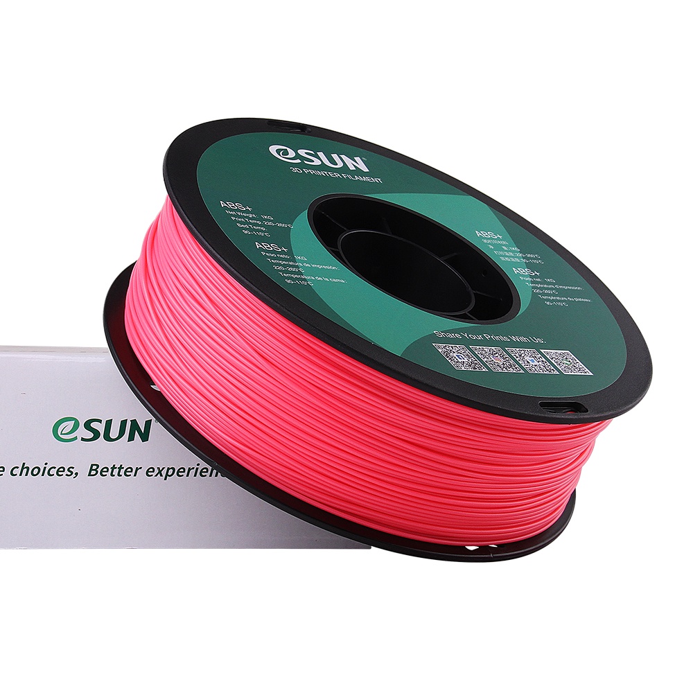 eSun ABS+ 1.75mm 1KG 3D Printer Filament ABS Printing Material FDM ...