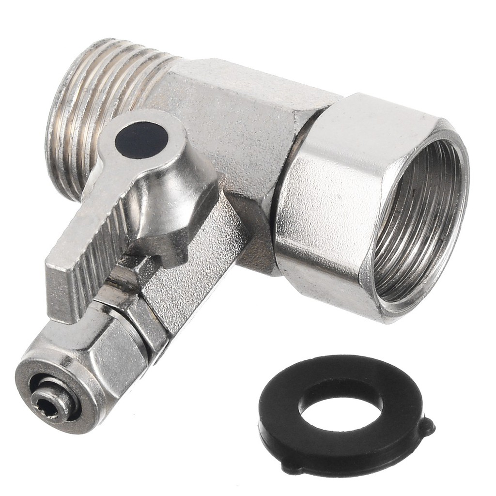 RO Feed Water Adapter 1/2'' to 1/4'' with Shut-off Ball Valve Tap Tee ...