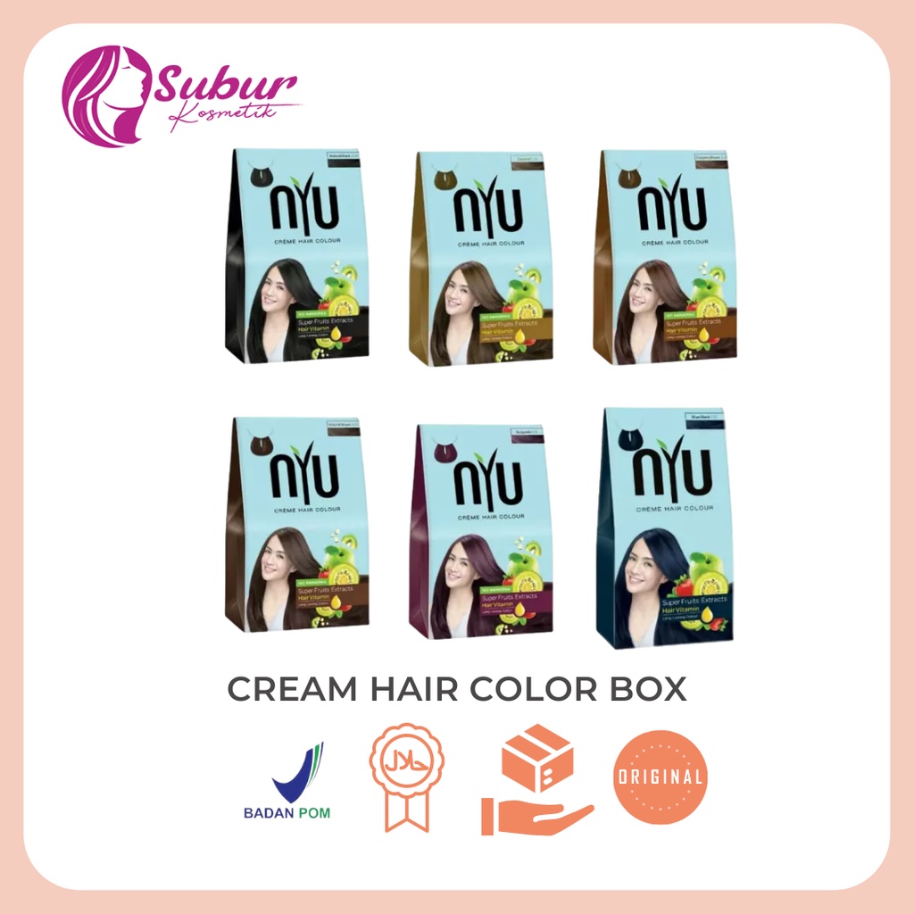 Nyu Creme Hair Color Box | Shopee Singapore