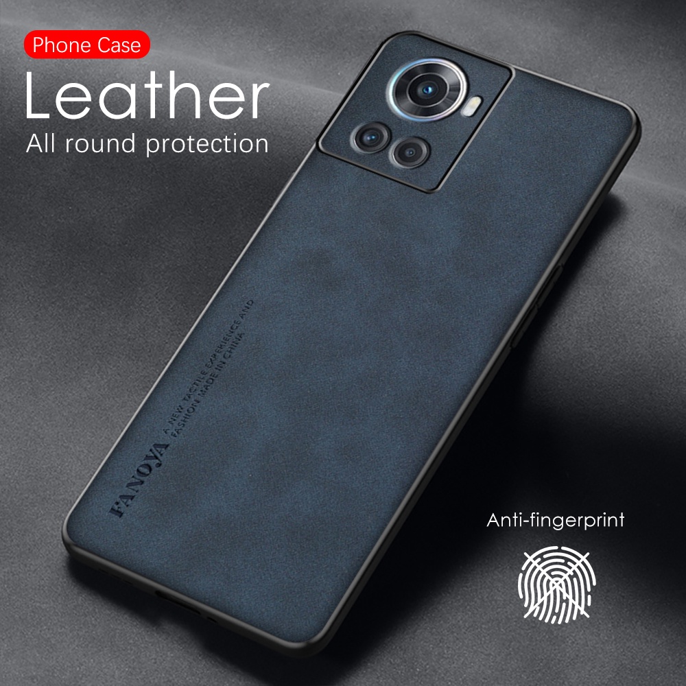 Luxury Yangbuck Leather Matte Case For OnePlus Ace Shockproof Cover For ...