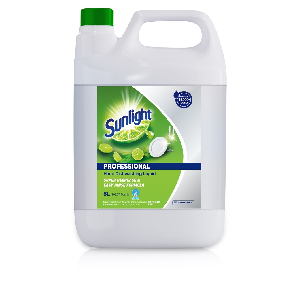 Sunlight Hand Dishwashing Liquid Lime Refill 5L | Shopee Singapore