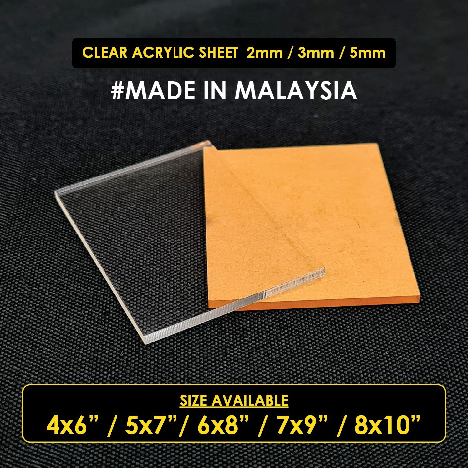 Clear Acrylic Sheet/Transparent Acrylic Sheet 2mm/3mm/5mm (Thickness ...