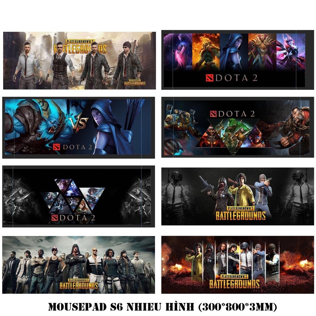 Ntc S6 / S12 gaming keyboard and mouse pad with random Game shape - Mousepad Speed type | Shopee ...