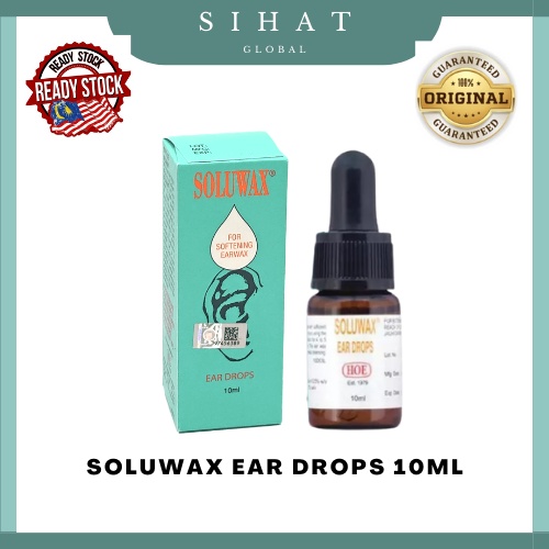 Soluwax Ear Drop (10ml) EXP:11/2022 | Shopee Singapore