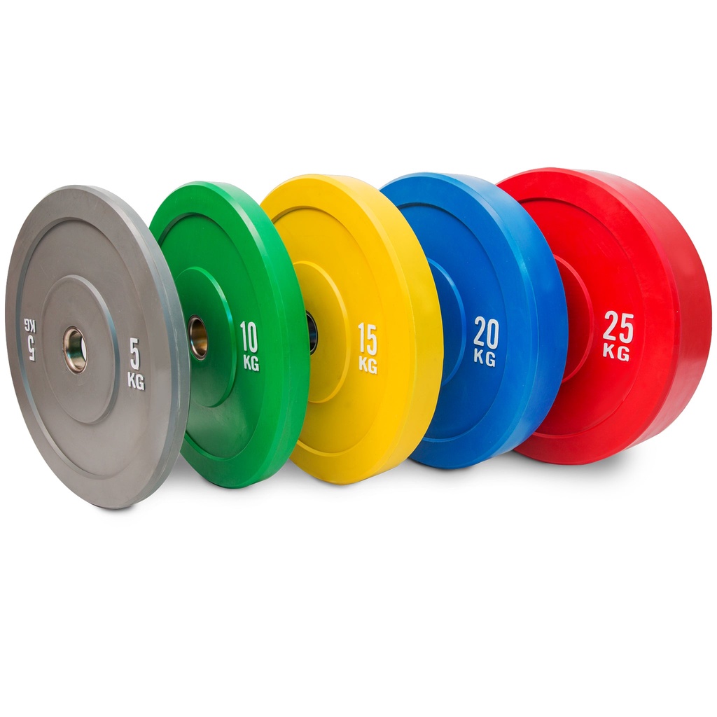 🇸🇬🔥Ready stock🔥Olympic Coloured Bumper Weight Plate Plates set one Pair ...