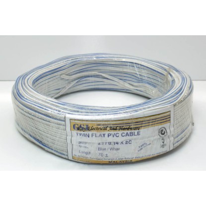 WAYAR WIRING LAMPU KIPAS CCTV 100% PURE COPPER 2CX23/0.14 FLEXIBLE ...