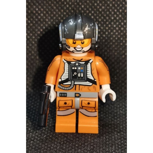 LEGO MINIFIGURE sw0826 Star Wars Snowspeeder Pilot Zev Senesca Pearl ...