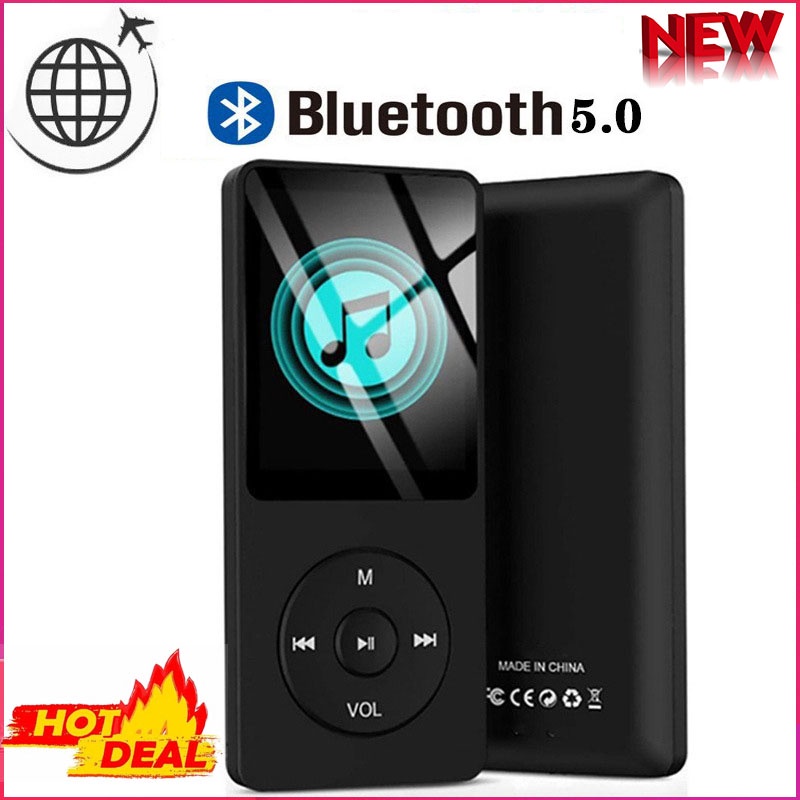 【Ready Stock】Bluetooth 5.0 MP3 Player HIFI Sport Music Speakers MP4 Media FM Radio Voice ...