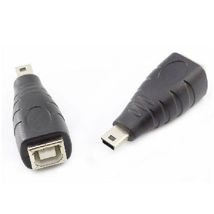 USB B Female to USB Mini-B 5 Pin Male Adapter | Shopee Singapore