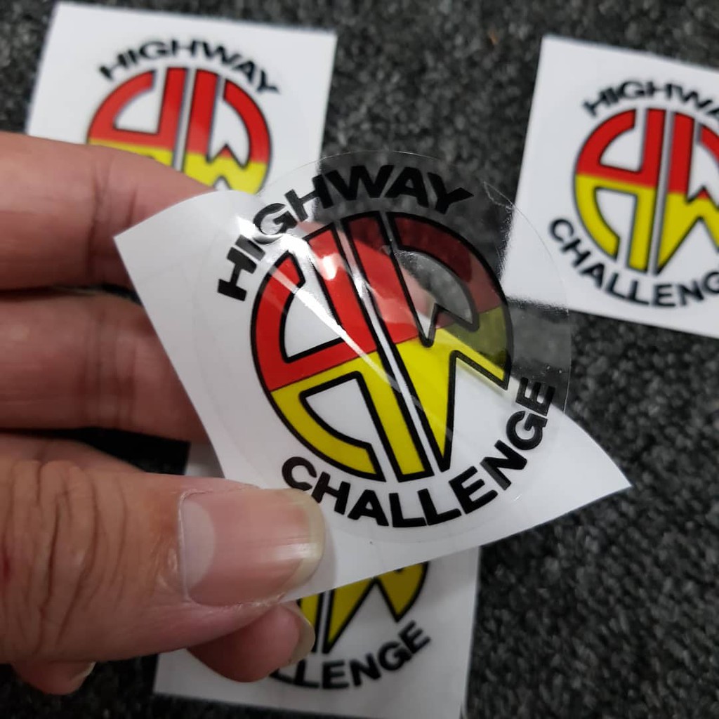 Sticker Highway Challenge Transperent / Highway Challenge Lutsinar ...