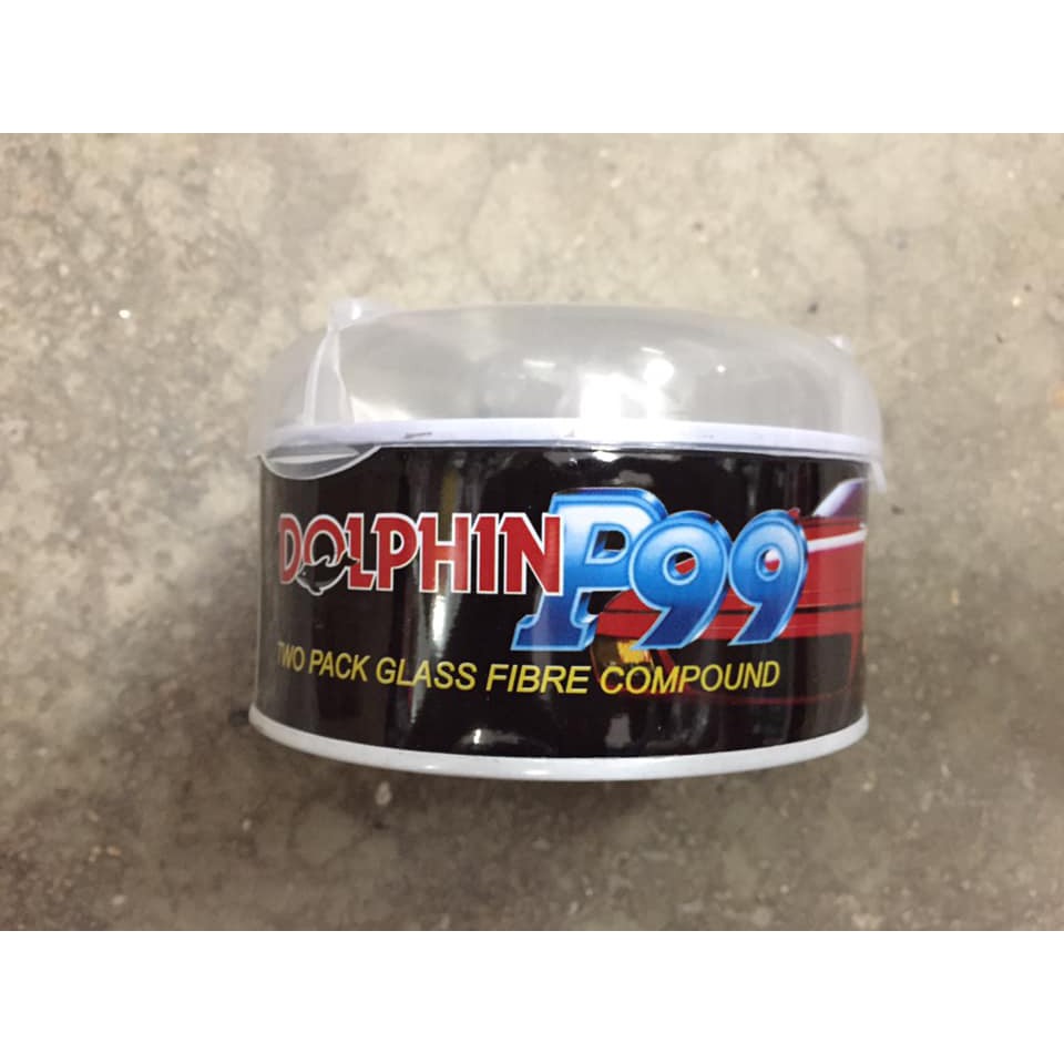 250g DOLPHIN P99 TWO PACK GLASS FIBRE COMPOUND / CAR PUTTY | Shopee ...