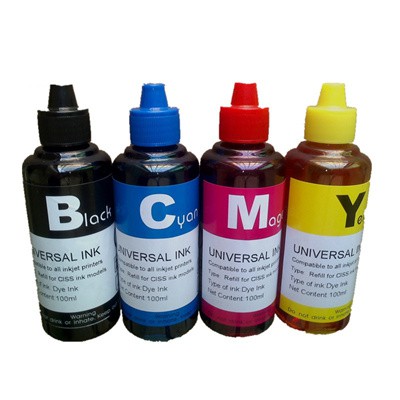 Universal ink Refill Kit 100ml Bottle With compatible Printers Inkjet ...