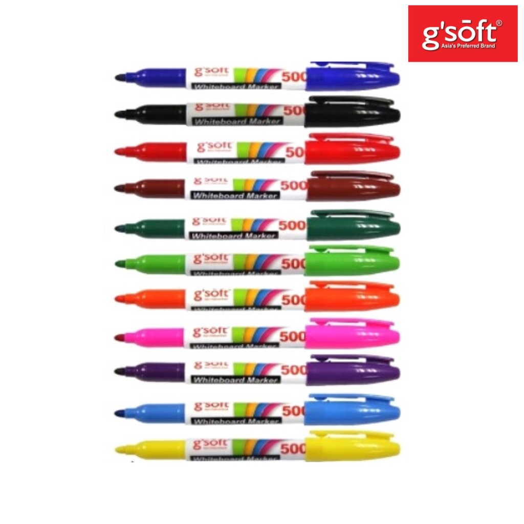 G'soft Whiteboard Marker Mini Fine Point 500M (1PC) | Shopee Singapore