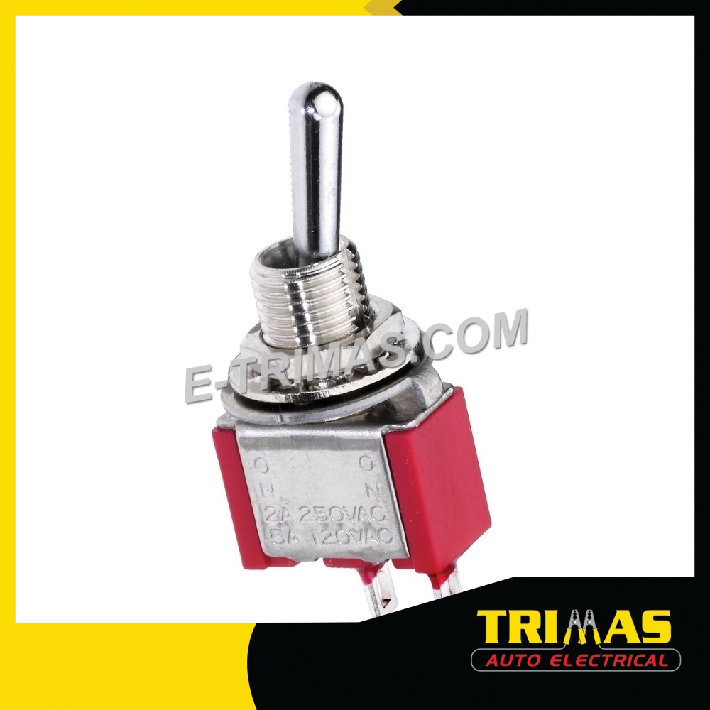 2 Pole ON ON Electronic Toggle Latching Rocker Switch (2PCS) | Shopee Singapore