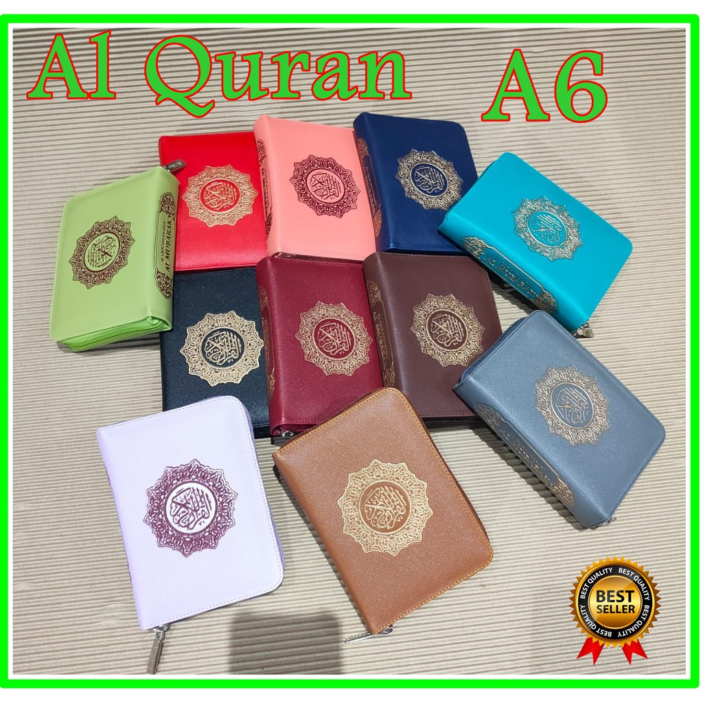 Mini Pocket Mushaf Zipper Quran Translation Size A6 (16 x11) Koran ...