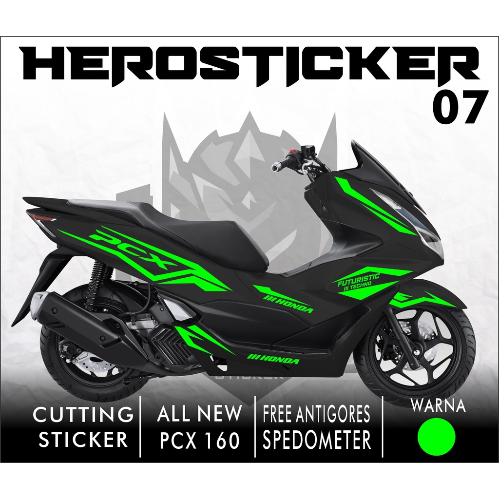 Honda Pcx 160 Cutting Sticker Striping - Pcx 160 Sticker Cutting ...