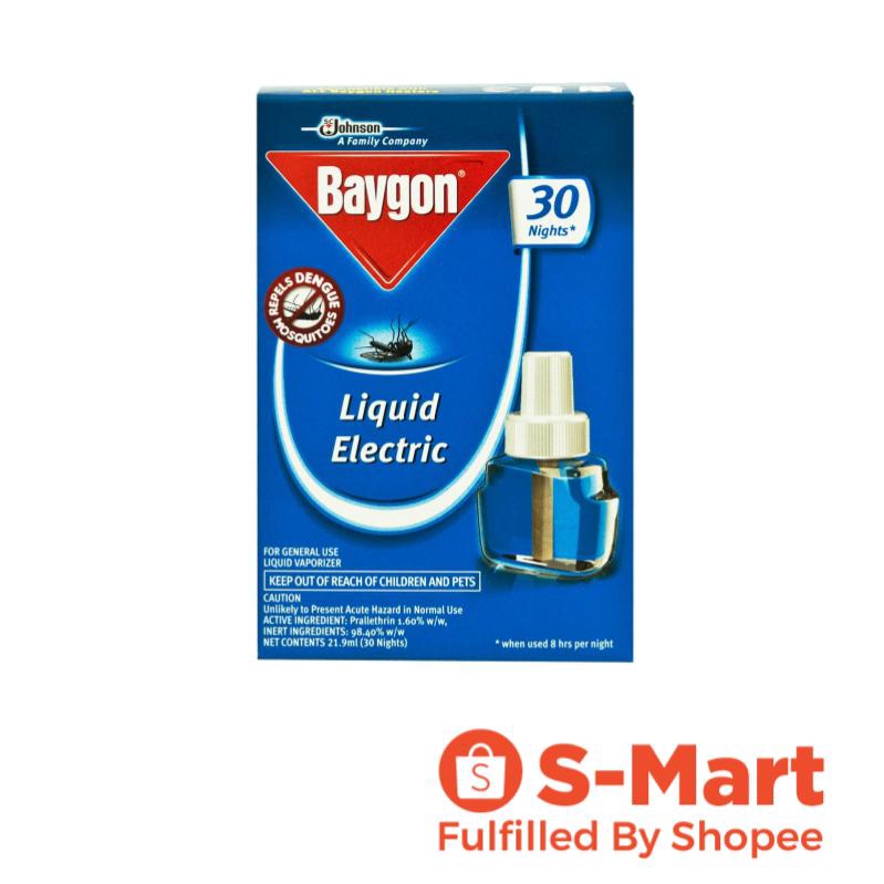Baygon Liquid Electric Repeller Refill 21.9ml | Shopee Singapore