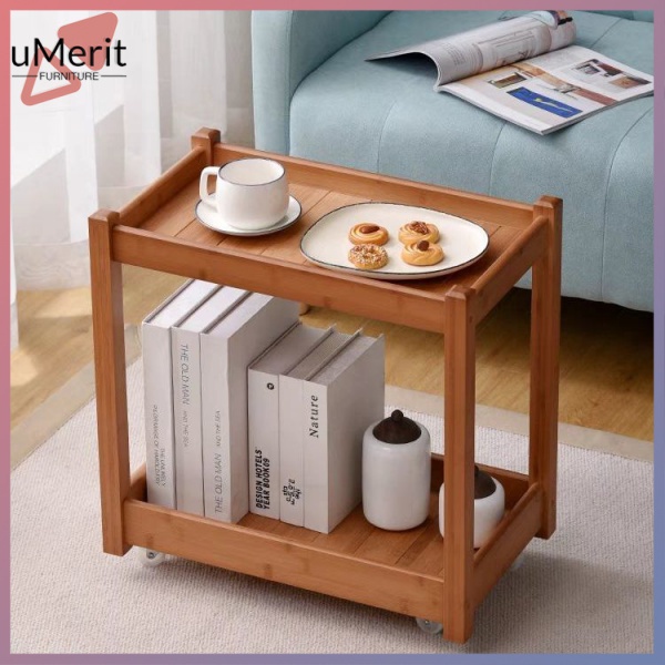 Small apartment movable coffee table side table tea water shelf corner ...
