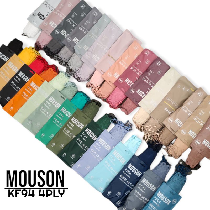 Kf94 Mask Mouson Mask, Korean Mask, HIJAB and NON HIJAB per pack ...