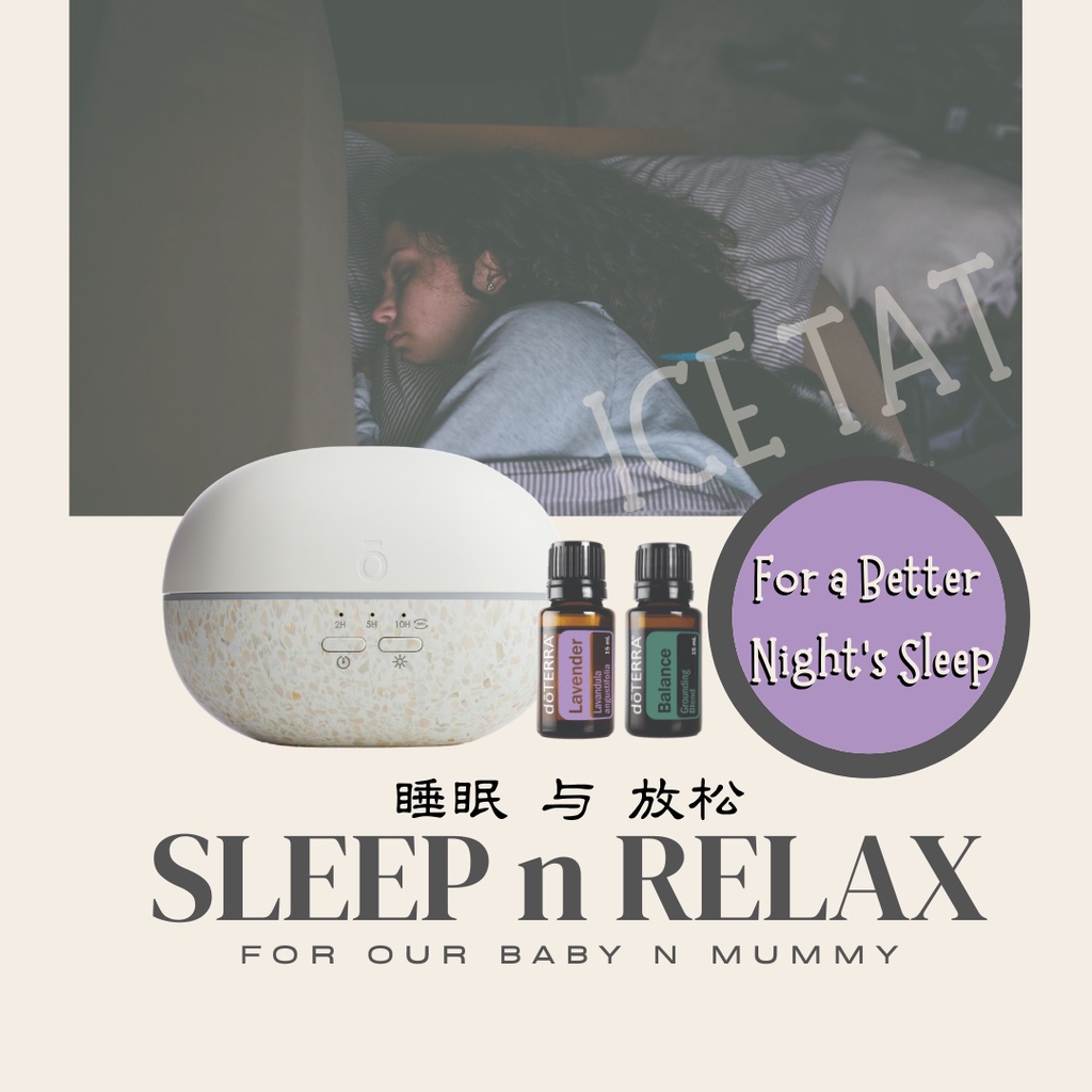 Sleep and Relax Calming Essential Oils Set for mummy and baby[Lavender ...