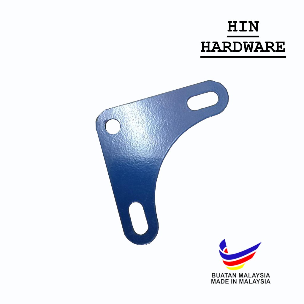HIN Corner Plate for Slotted Angle Bar / Bracket Siku Besi Rak Lubang ...