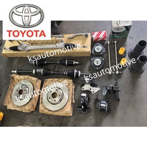 TOYOTA COMBO STEERING RACK /DISC ROTOR/ENGINE MOUNTING/ABSORBER ...