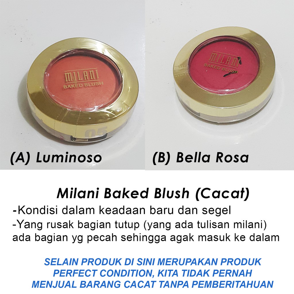 Milani Baked Blush (Defect) | Shopee Singapore