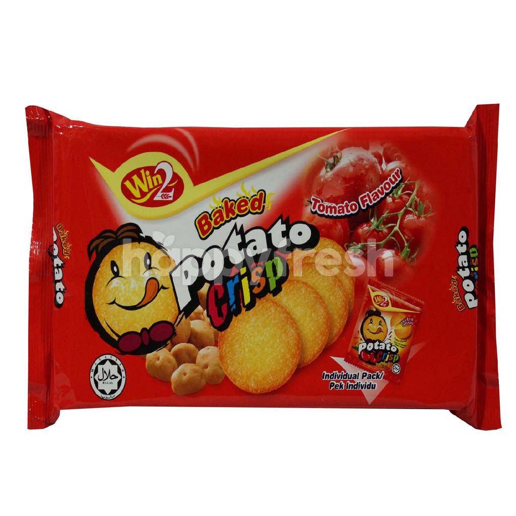 100g Win2 Win Win Potato Crisp Crackers Tomato Flavour HALAL | Shopee ...