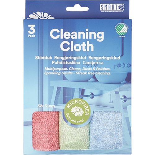 SMART Microfiber System Cleaning Cloth 3-pack - Multi-purpose cloth ...