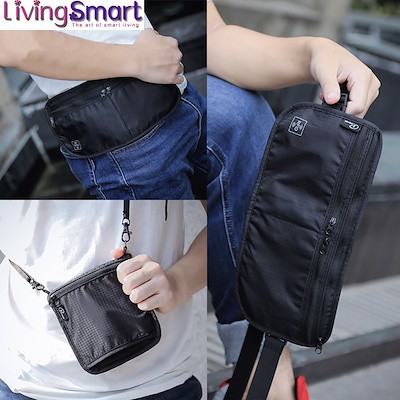*SG SELLER* 3 Way RFID Travel Safe Bag|Anti-Theft Waist Sling|12x19x2 ...