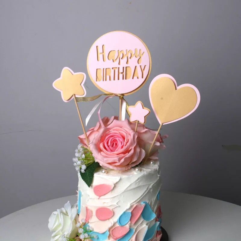 Happy Birthday Cake Decoration Set|Cake Topper | Shopee Singapore