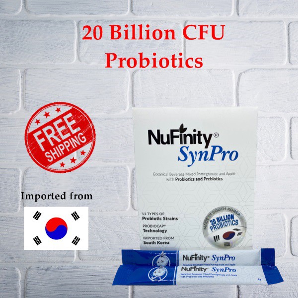Synpro Probiotics manufactured in Korea (20 billion live bacteria ...