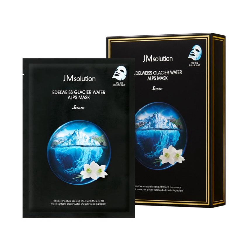 JM Solution Edelweiss Glacier Water Alps Alaska Masks 10 sheets Snow ...