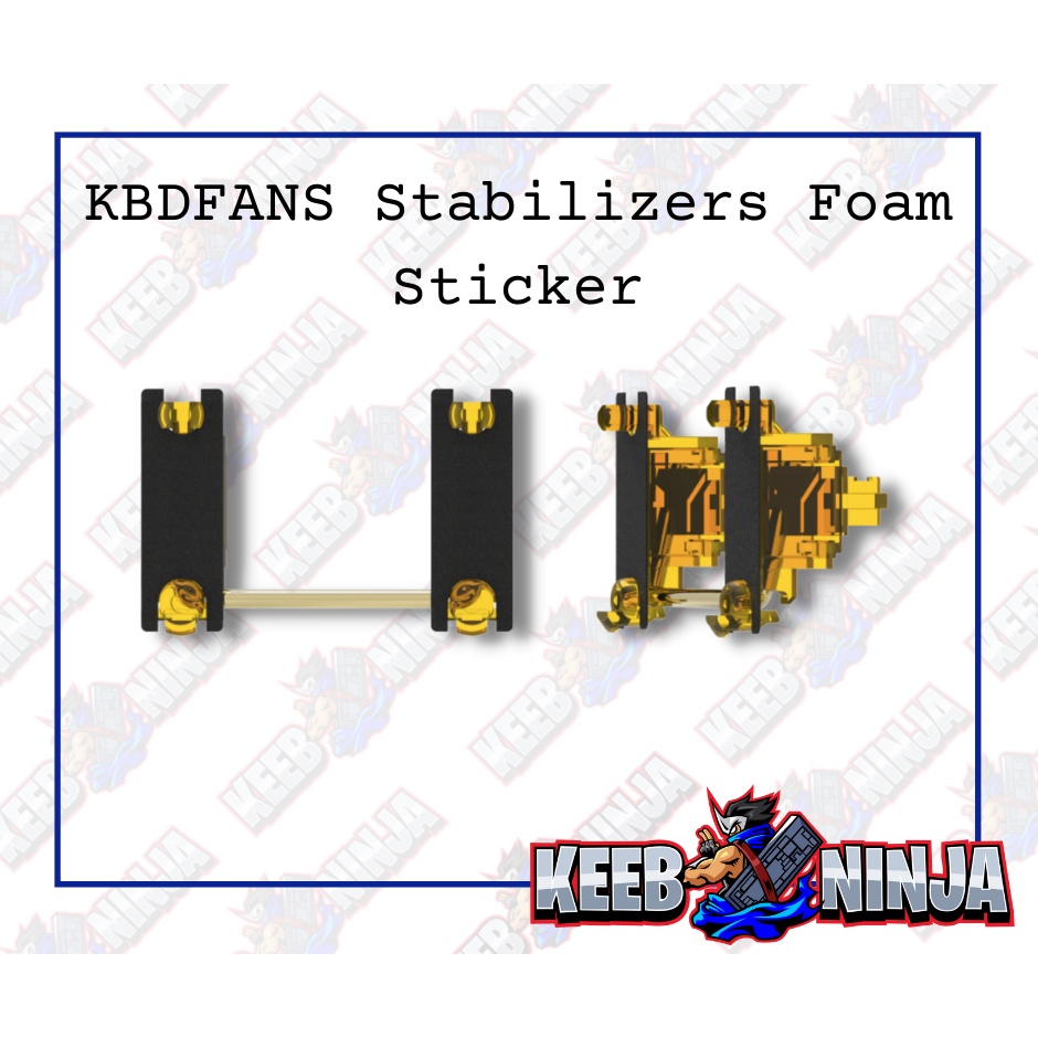 KBDFANS Stabilizers Foam Sticker (20 pcs) | Shopee Singapore