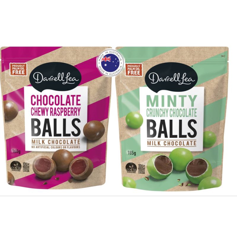 MADE IN AUSTRALIA Darrell Lea Chocolate Raspberry Balls 160g/ Bb's Chocolate Mint 185g | Shopee ...