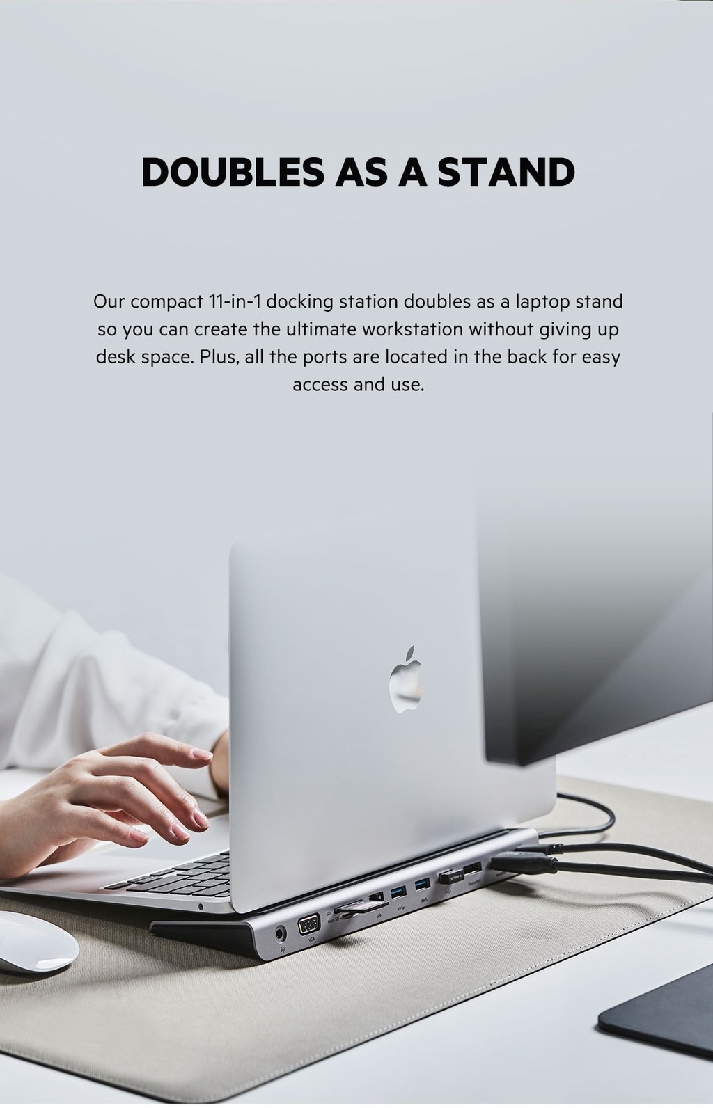 Belkin INC004btSGY Connect USB-C 11-in-1 Multiport Dock (ipad, macbook ...
