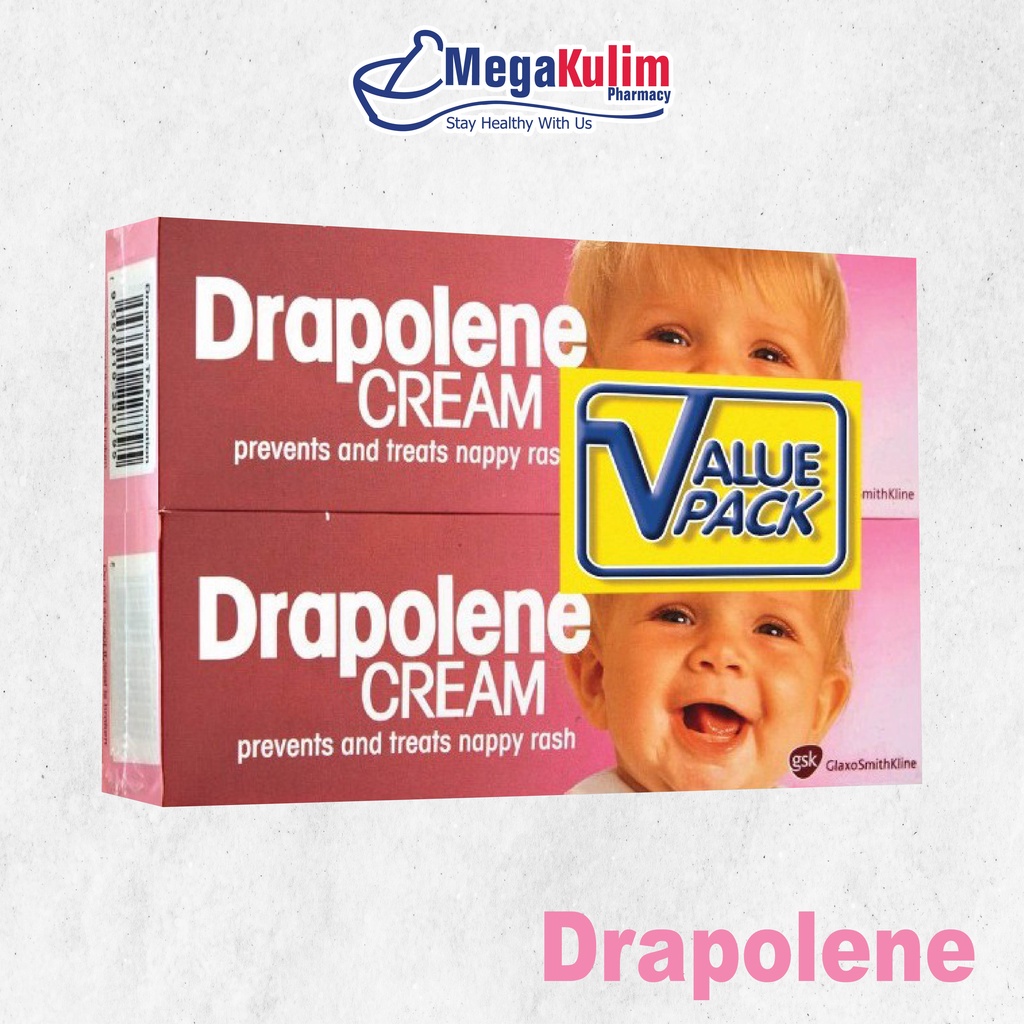 Drapolene Nappy Rash Cream Twin Pack (2x55g) / 55g | Shopee Singapore