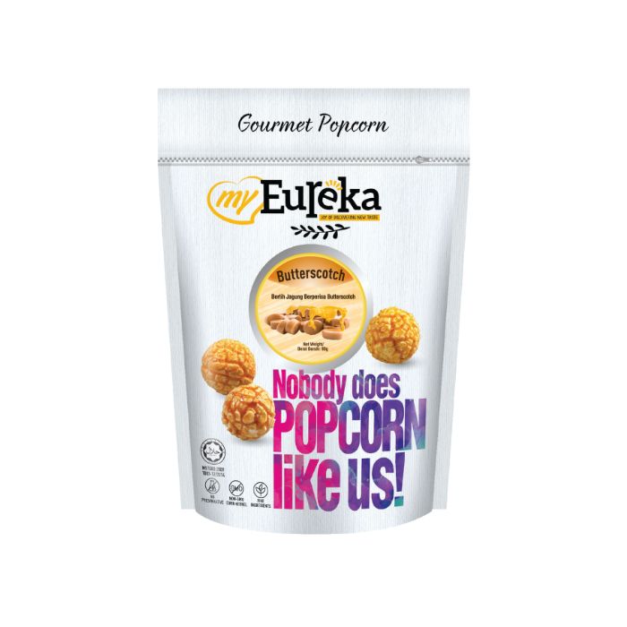 myEureka Gourmet Popcorn Butterscotch / Spicy Cuttlefish, 80-90g ...