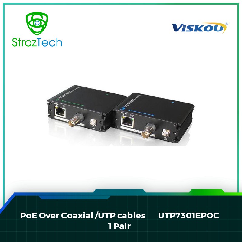 PoE Over Coaxial /UTP cables UTP7301EPOC 1 Pair | Shopee Singapore
