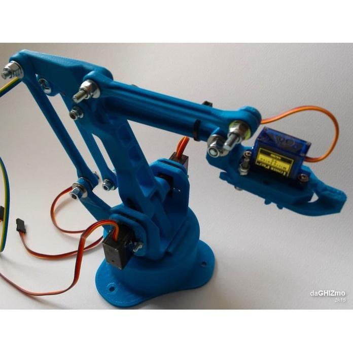 Robotic ROBOT ARM Hands 4 DOF 3D PRINTED | Shopee Singapore
