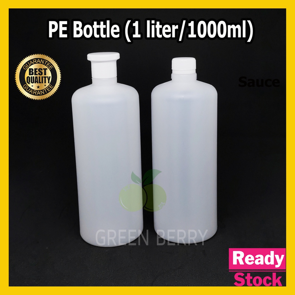 Empty HDPE Plastic Bottle | Botol Kosong | Botol Plastik \ 1000ml \ 1 ...