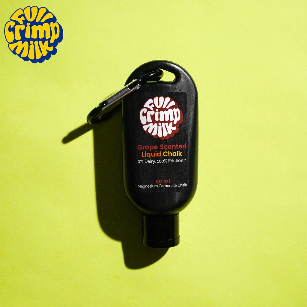 Full Crimp Milk 🍇 Grape Scented Liquid Chalk | Climbing, Bouldering ...